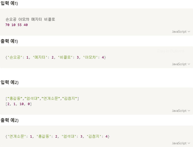 제코베 JS 100제 / 87 / 천하제일 먹기 대회 — Coding Note