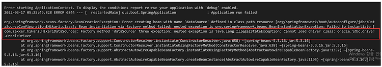 [oracle] Cannot Load Driver Class Oracle Jdbc Driver Oracledriver 에러