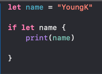 Swift 5.7 - if let 문 간략화 — YoungKyu's Devlog