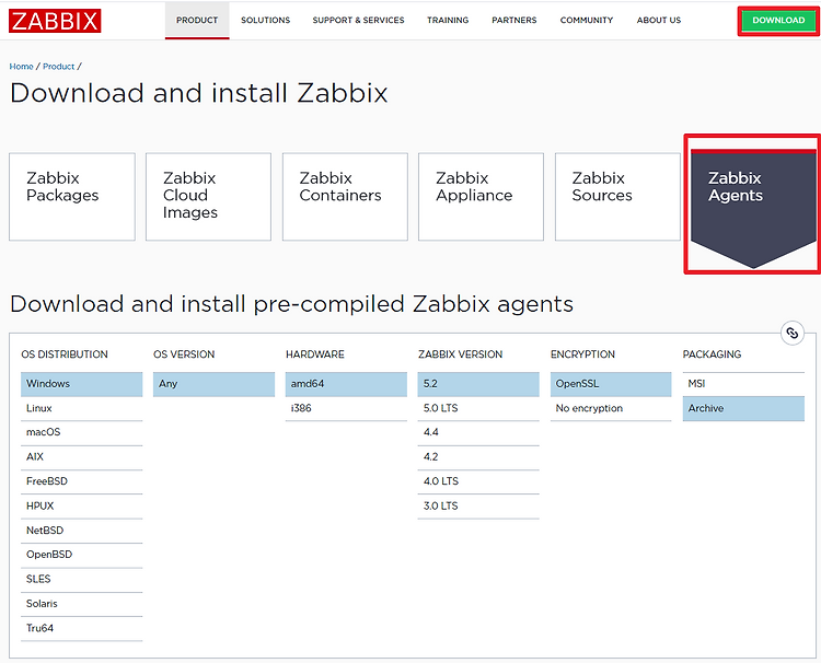 zabbix agent 설치 [Windows] — IT