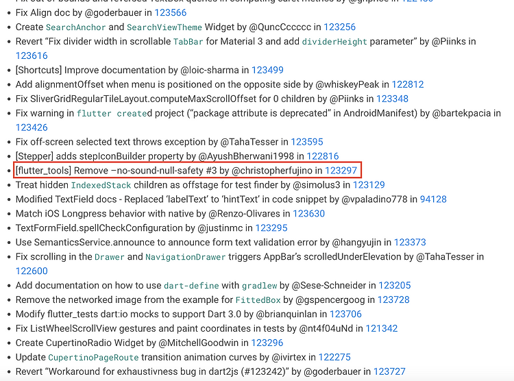 Could not find an option named "no-sound-null-safety". — 끄적끄적 코딩 공방