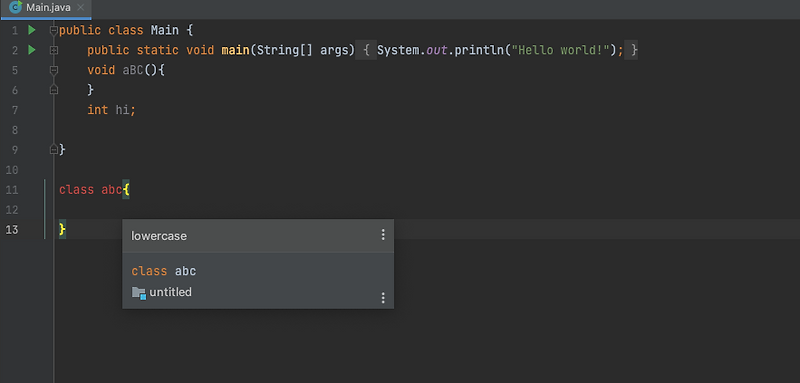 [2] IntellJ 플러그인 개발일지 - 간단한 class명 체크하기