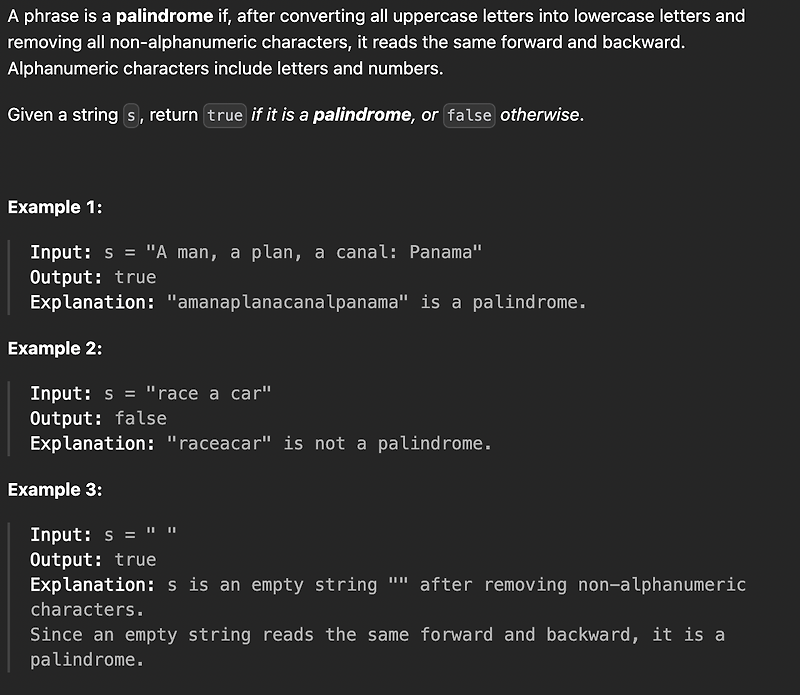 [leetcode] 125 Valid Palindrome