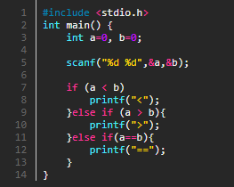 [BAEKJOON] 1330번 : 두 수 비교하기