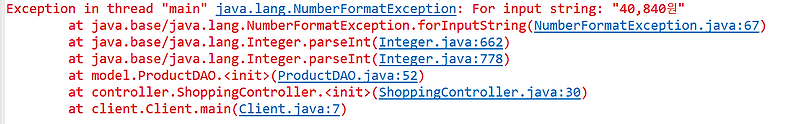 [JAVA] NumberFormatException - 솜님의 블로그