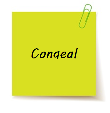 288. Congeal - IELTS English - Vivid Vocabulary - Congeal / Congealed