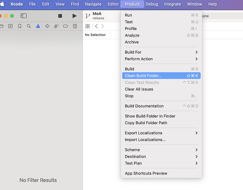 [ReactNative] ios .env파일 수정 후 적용이 안되는 현상
