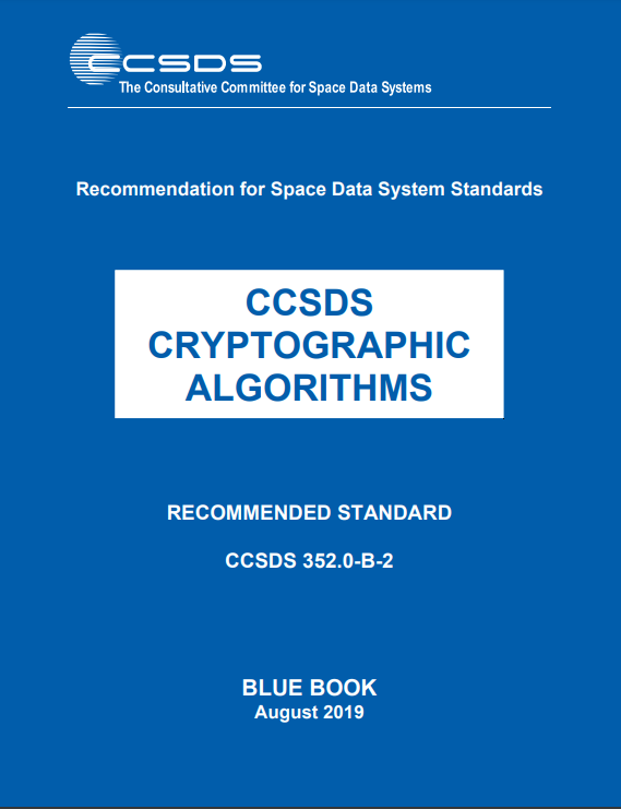 CCSDS CRYPTOGRAPHIC ALGORITHMS 정리