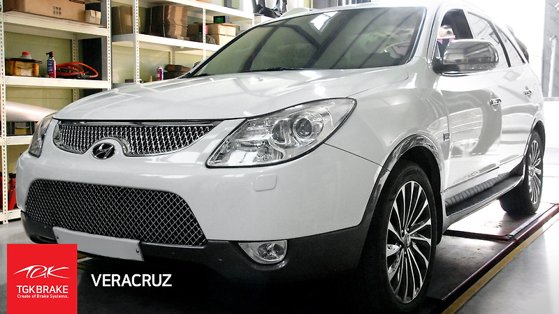 [현대 베라크루즈] EQ900 4P브레이크용 디스크 제작 / 브레이크호스 교체 - 부산브레이크튜닝전문샵 :: TGK 브레이크