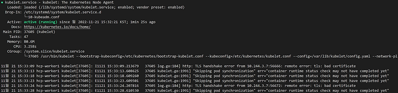 K8S Worker Node - Not Ready