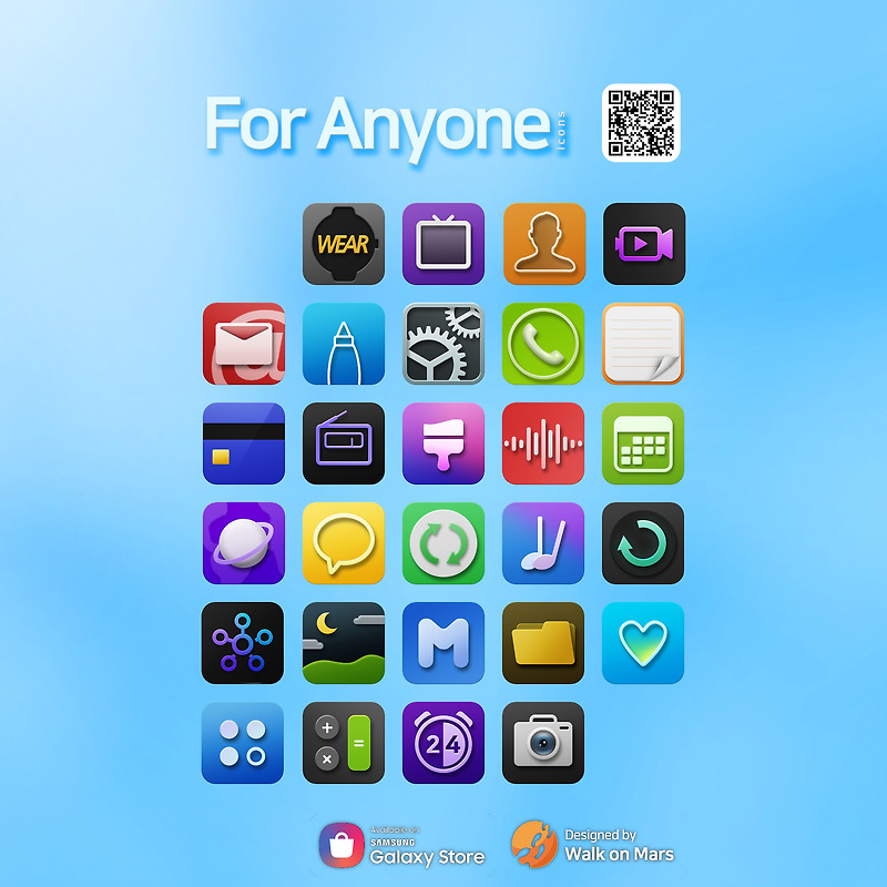 [Walk on Mars] For Anyone - Icon Pack