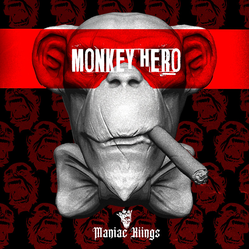 MONKEY HERO ALBUM COVER DESIGN