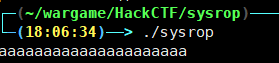 [HackCTF : Pwnable] SysROP 풀이 (64bit, SROP)