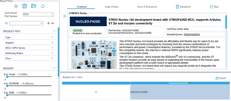 [STM32] STM32F429ZI 사용하기