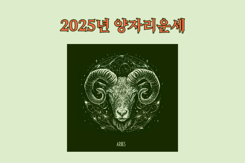 2025년 양자리 운세 양자리 생일과 성격 별자리운세