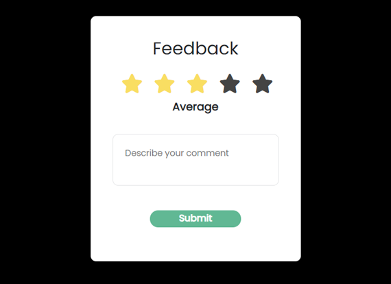 Simple Star Rating using javascript