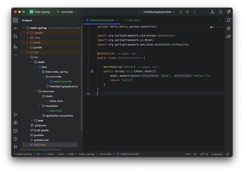 [spring] - controller — 꾸준히 하다보면 되겠지