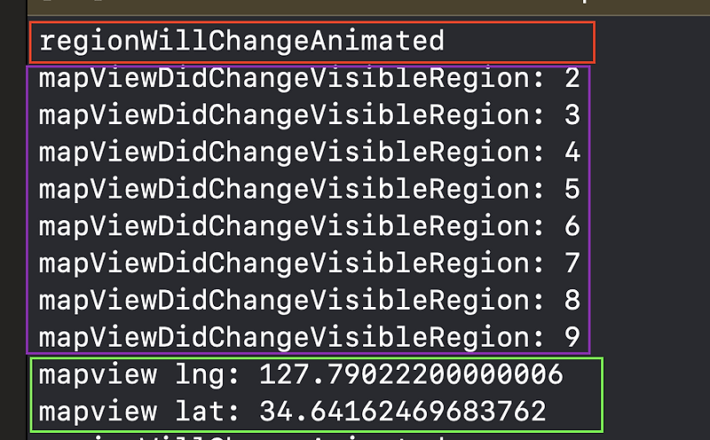 [iOS/Swift] MapKit 화면 이동 감지 Delegate
