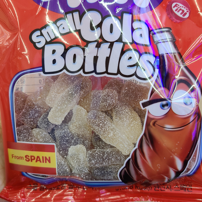 [편의점젤리] 피니 스몰 콜라병모양 젤리 Fini Small Cola Bottles 리뷰