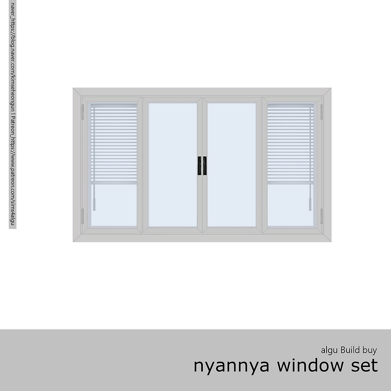 [sims4] nyannya window set