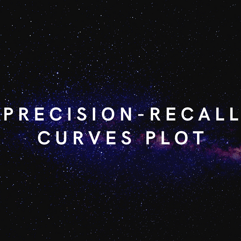 All IS WELL :: Precision-Recall Curves 설명 및 그리기(Python)