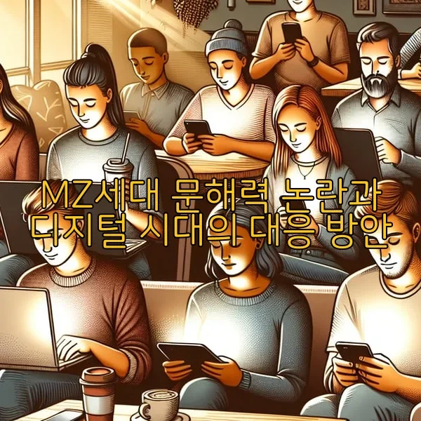 MZ세대 문해력 논란과 디지털 시대의 대응 방안