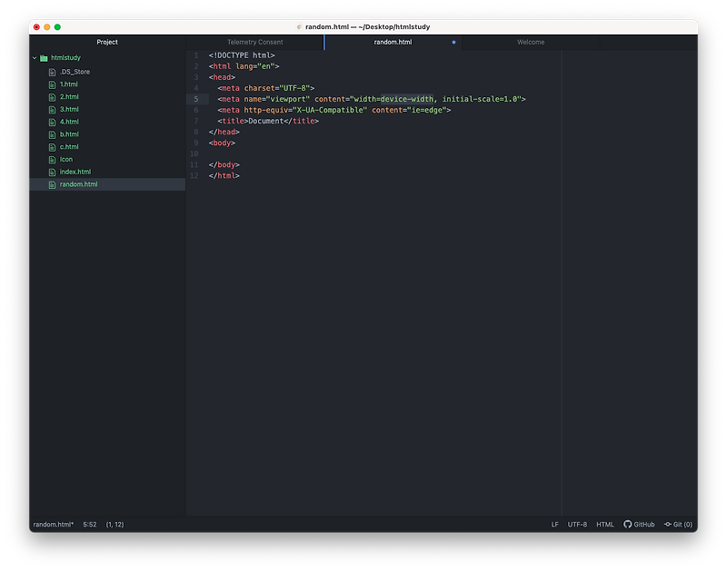 MacOS atom에 emmet 패키지 설치하기