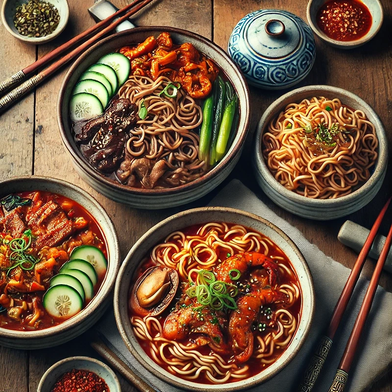 다양한 중국식 면 요리 소개: 짜장면, 짬뽕, 그리고 탄탄면