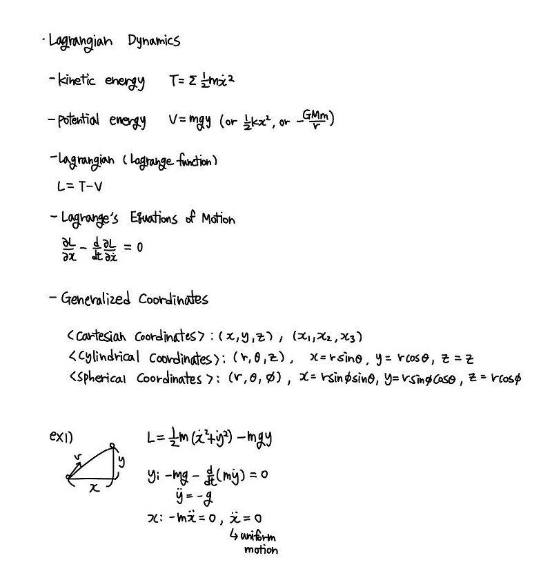 Lagrangian Dynamics