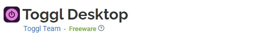 Toggl Desktop 무료 다운로드