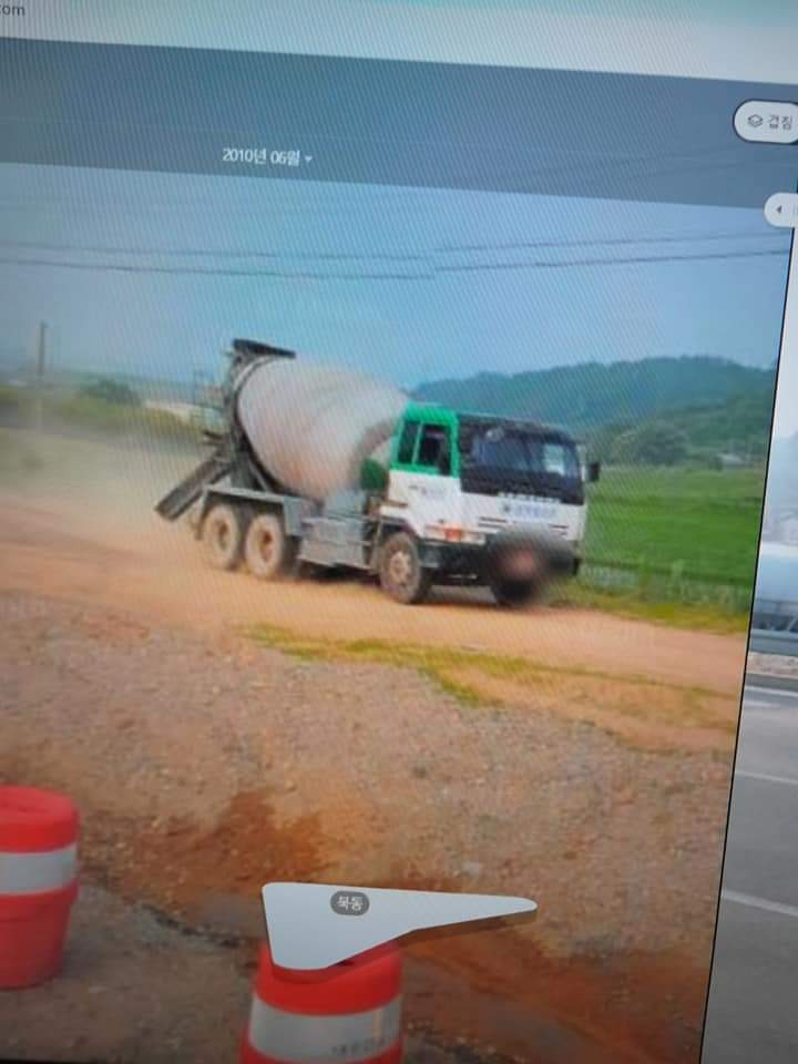 삼성트럭 레미콘차 sm510 슈트트럭 맹순천 충청도 지방 믹서트럭