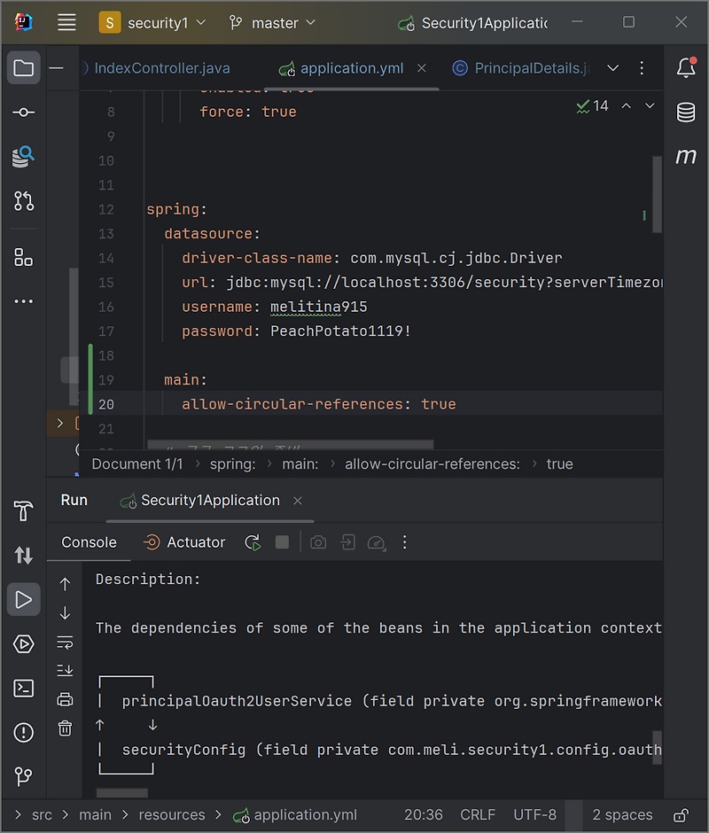 class org.springframework.security.oauth2.core.user.DefaultOAuth2User cannot be cast to class ...
