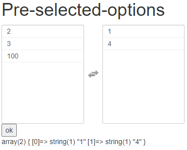 화이트 러시안 :: multiselect.js 데이터 처리