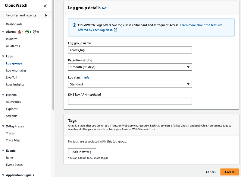 CloudWatch Log Group으로 로그 전송하기 (feat. CloudWatch Agent)