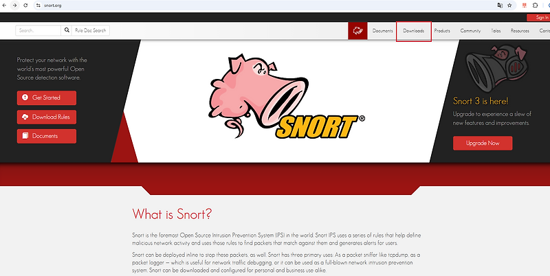 [Network/Linux] SNORT (침입 탐지 시스템 : IDS)