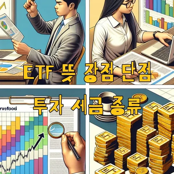 ETF 뜻 장점 단점 투자 세금 종류