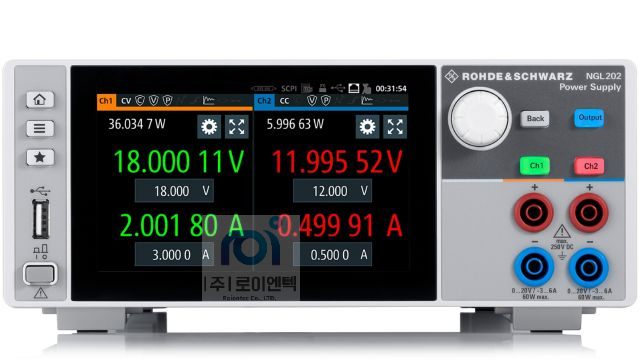 로데슈바르즈 R&S NGL202 vs 키슬리 keithley 2306 비교 comparison