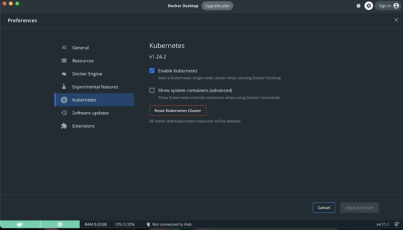 [k8s]Mac에서 데모 준비