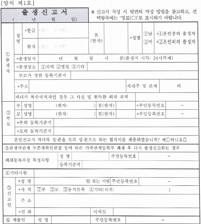 생년월일 정정하는 방법 주민등록번호 정정 생일정정 등본과 가족관계증명서 생년월일이 다를 때