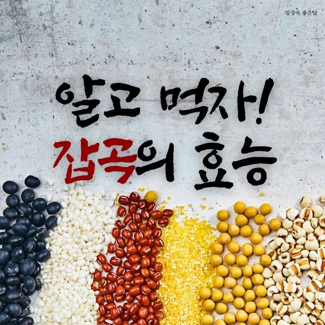 잡곡밥 효능 10가지- 잡곡 종류,이젠 알고 먹자!