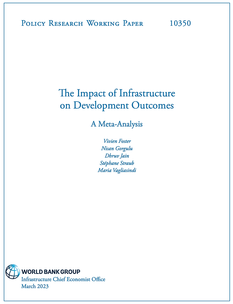 The Impact of Infrastructure on Development Outcomes | A Meta-Analysis
