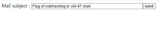 [webhacking.kr] Challenge 47 :: SolB
