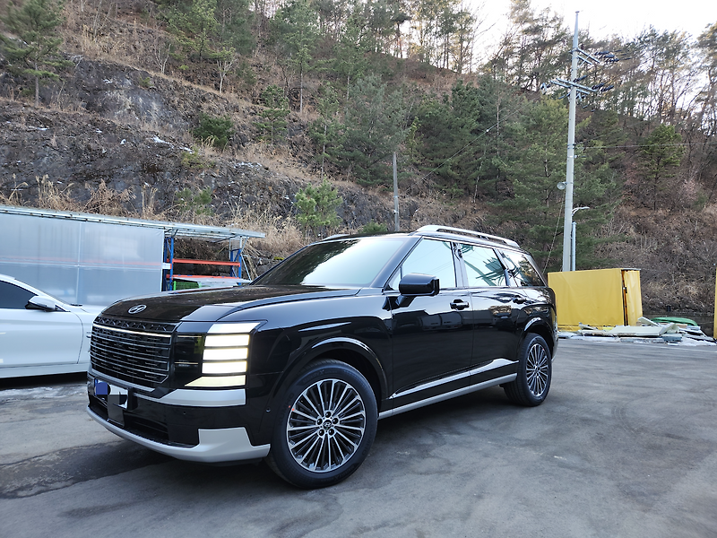 대구 디올뉴팰리세이드 캘리그래피 블랙 지벤트 RV90 썬팅 :: OTL