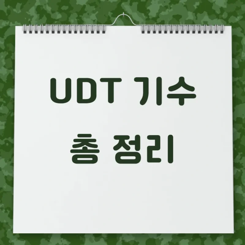 UDT 기수 정리