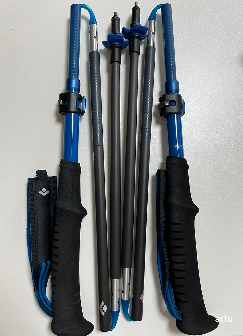 블랙 다이아몬드 디스턴스 카본 FLZ 폴 내돈내산 사용 후기