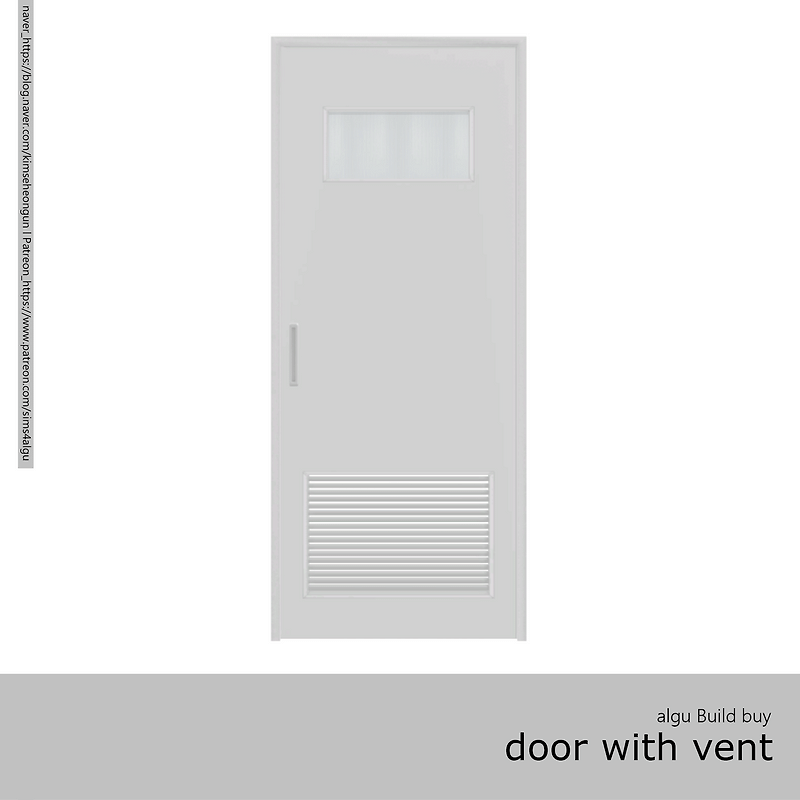 [sims4] door with vent