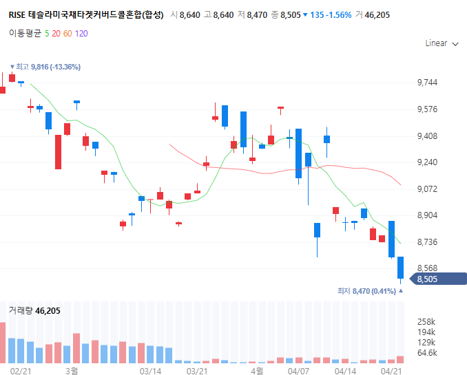 [ETF분석] RISE 테슬라미국채타겟커버드콜혼합(합성) ETF: 안정성과 성장성을 동시에 추구하는 투자 선택