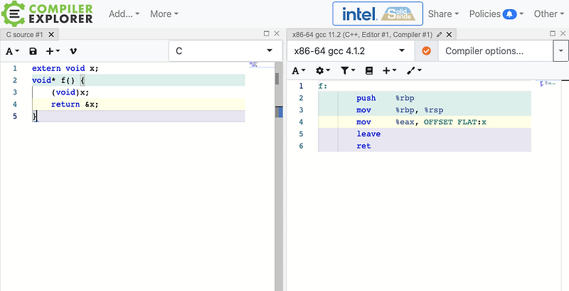 Compiler Explorer