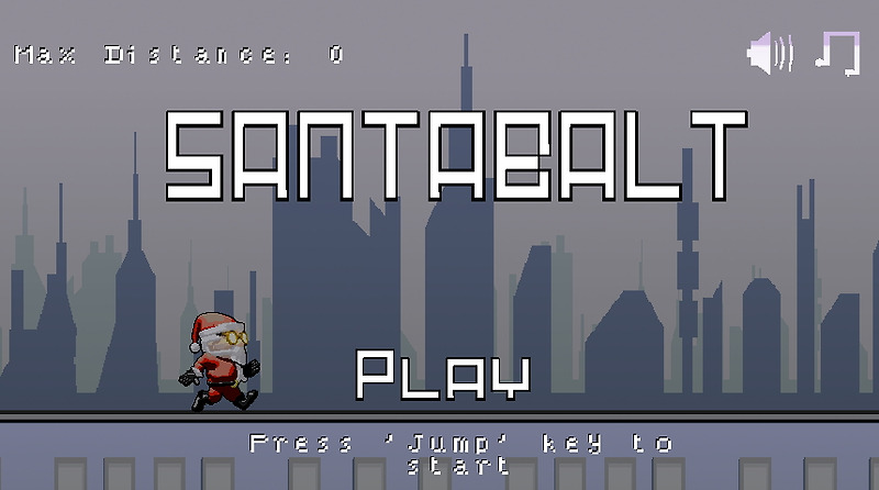 달리기게임 Canabalt - 블랙플래시게임