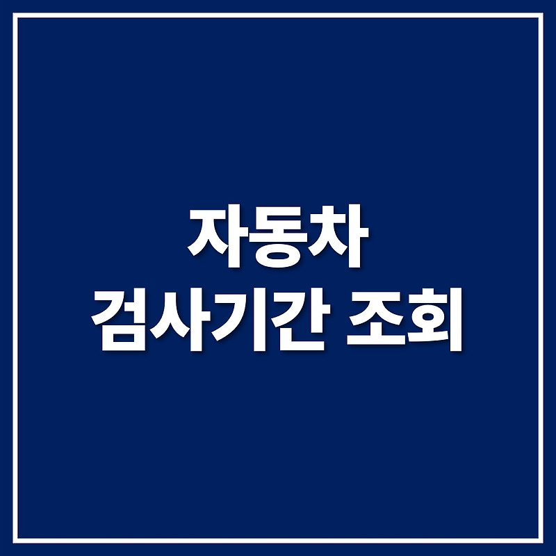자동차검사기간 조회 (cyberts.kr)